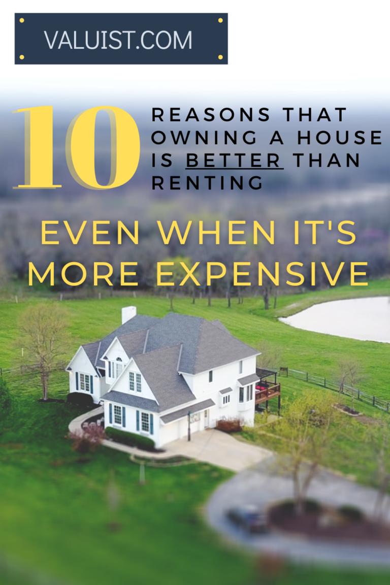 10 Reasons Why Owning a House Is Better Than Renting, Even When It’s More Expensive – Valuist